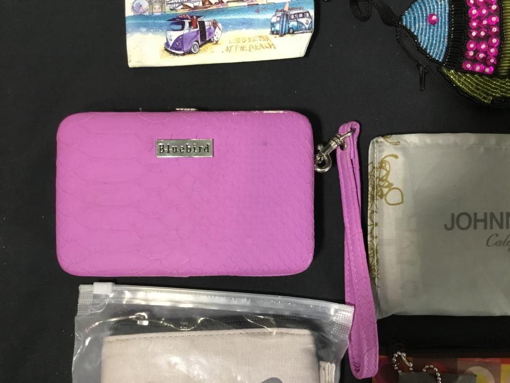 Bid Now: Mix Lot Of Expandable Shopping Bags & Coin Purses! - February ...
