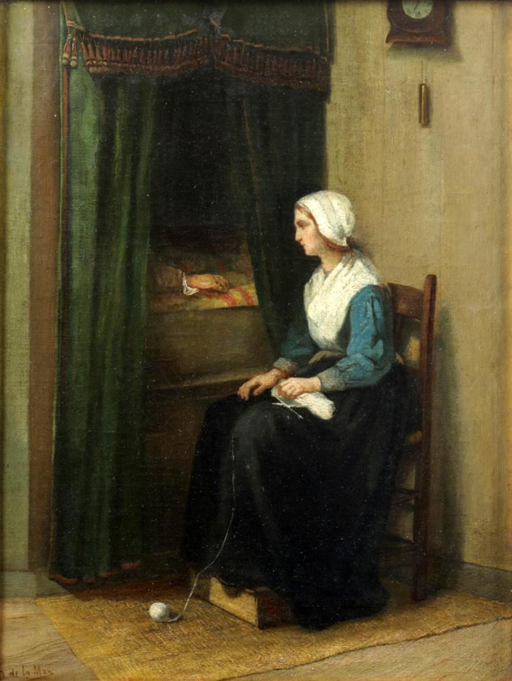 Sold at Auction: David de la Mar, David de la Mar, Amsterdam 1832-1898 ...