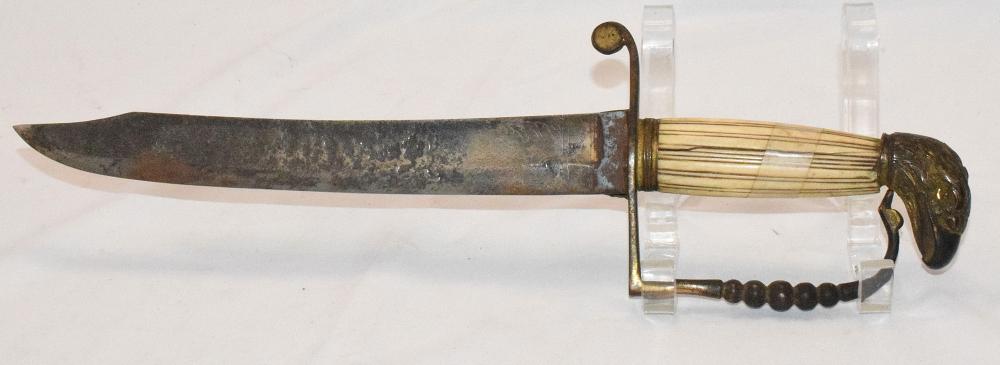 Sold at Auction: WAR 1812 SWORD CUT DOWN FIGHTING KNIFE