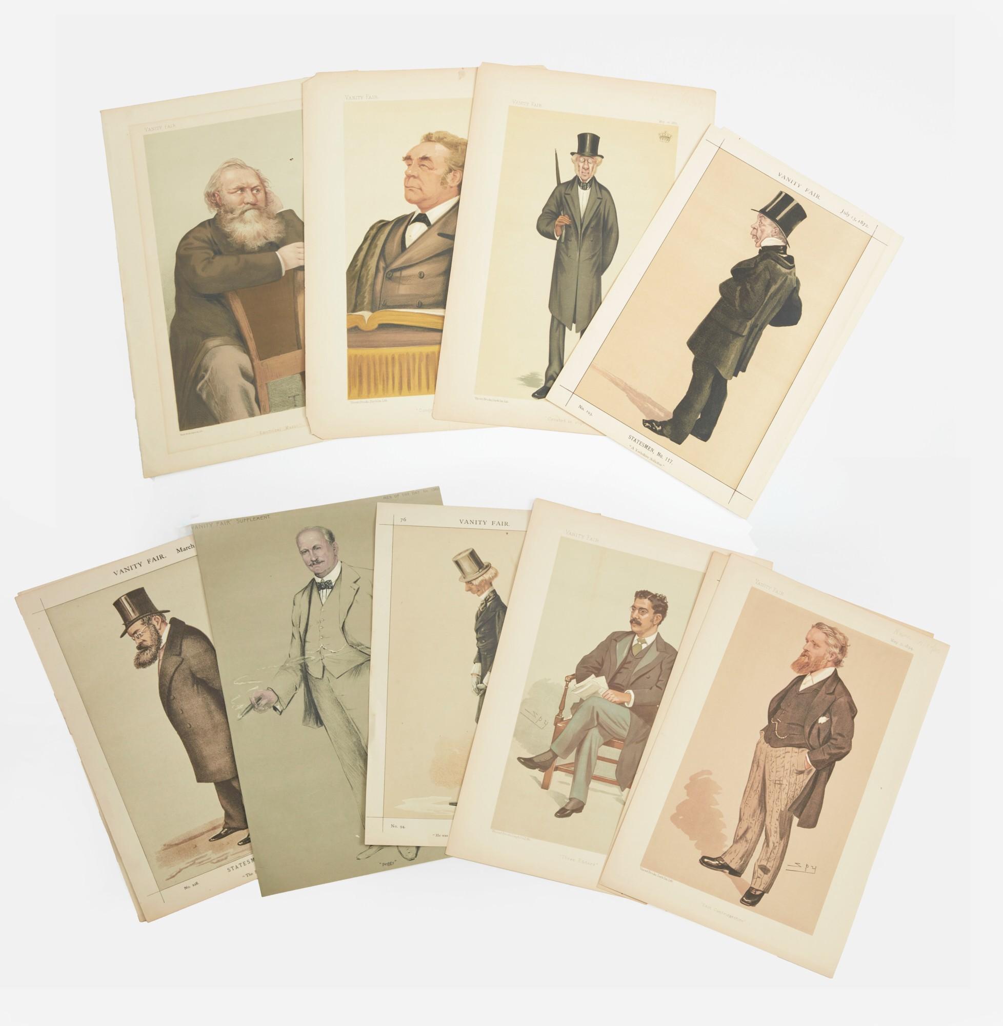 Lot - A large collection of 19th century portrait illustrations from ...