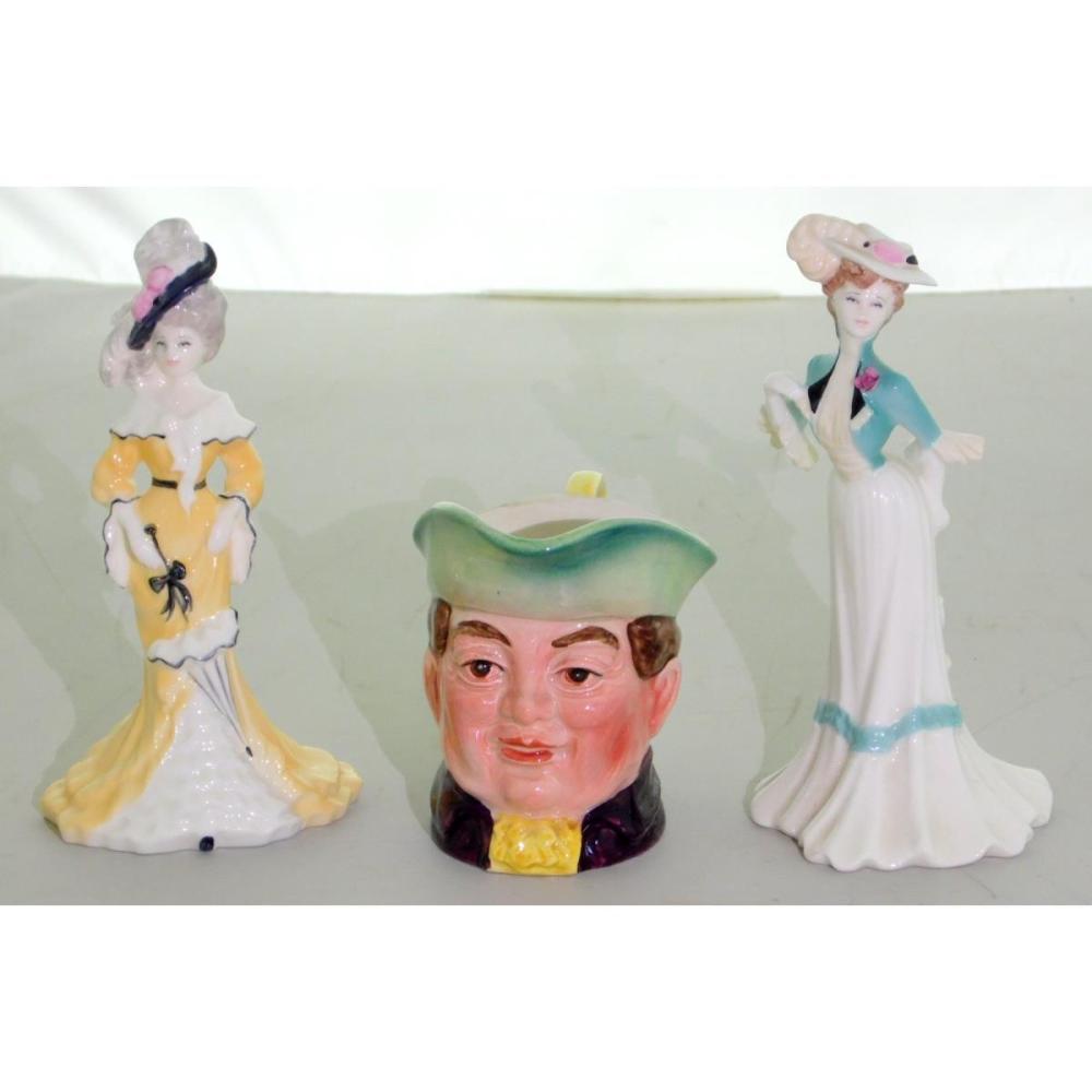 Sold at Auction: Coalport Figurines 'Lady Eliza ' CW3 and 'Lady Sarah ...