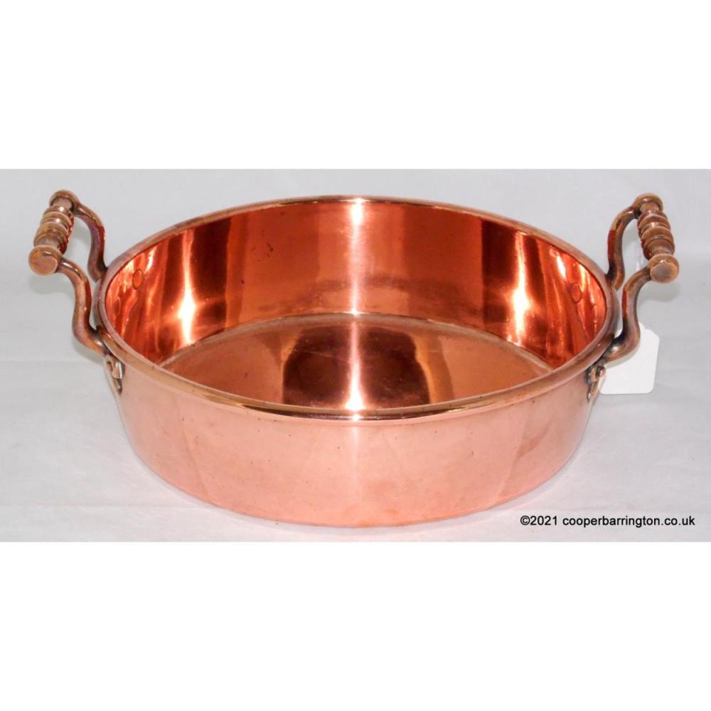Bid Now: Antique Large, Heavy Copper Preserving Pan - April 6, 0122 11: ...