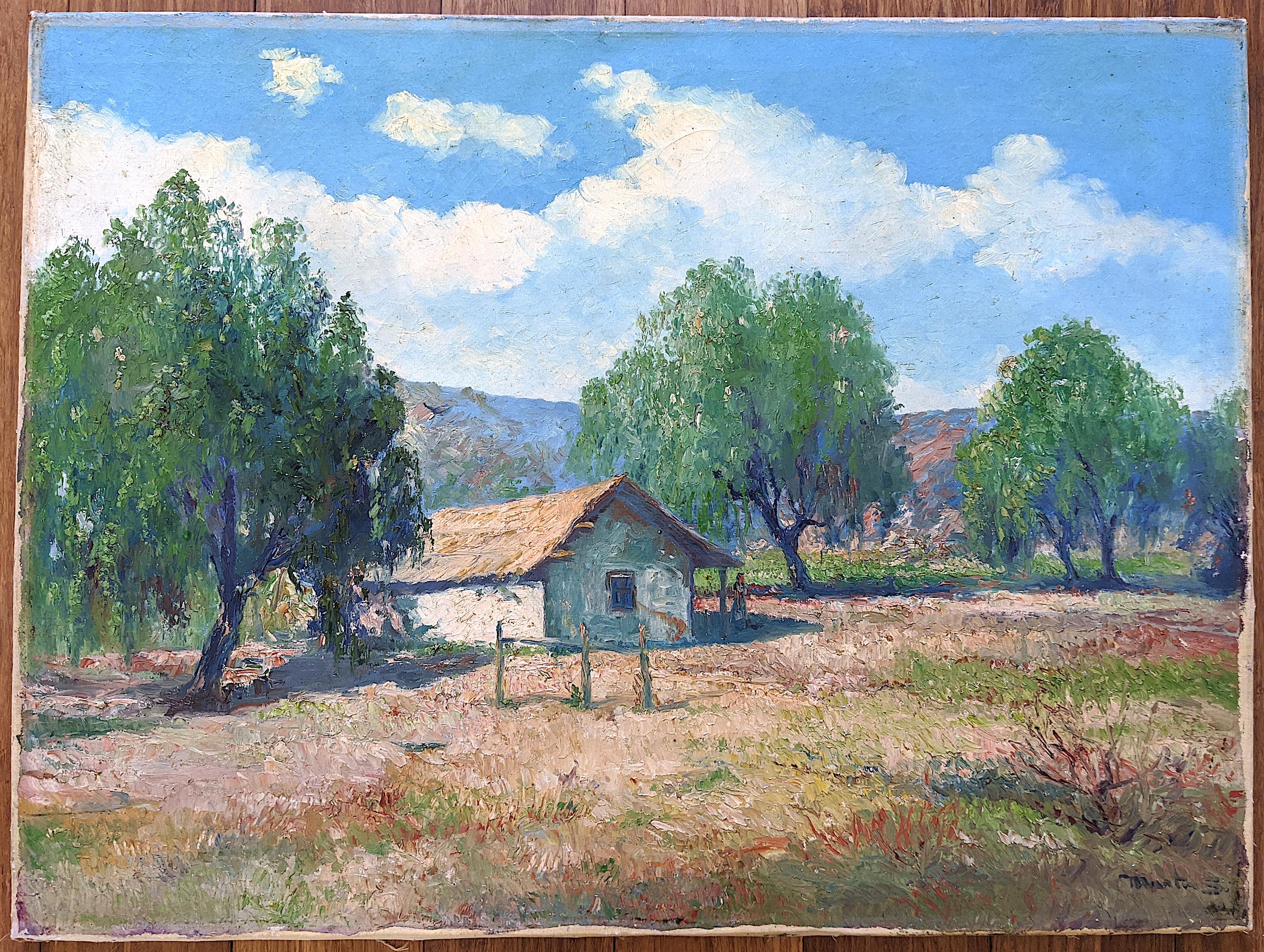 Lot - Early Impressionism Oil, Argentina Signed Martin