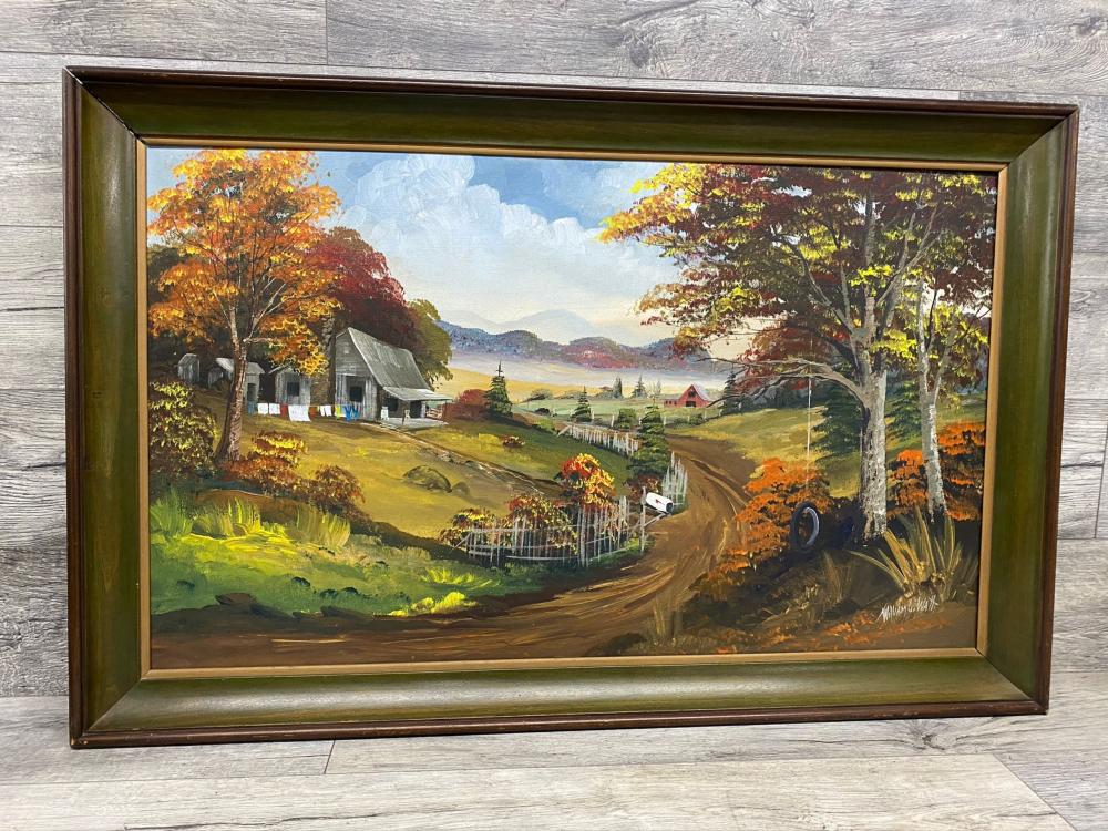 Lot - SIGNED OIL ON CANVAS