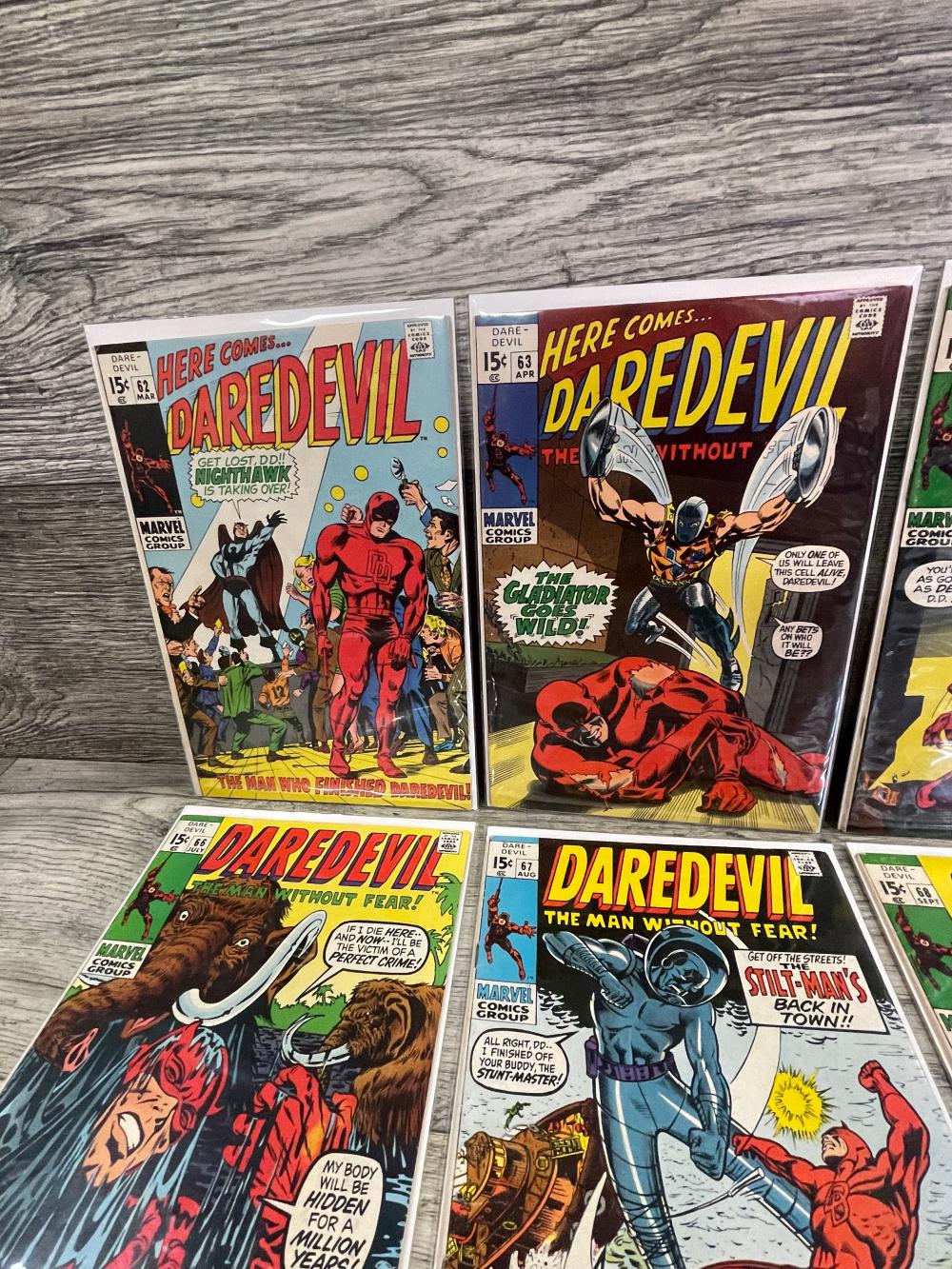 Lot - LOT OF 12 DAREDEVIL COMICS