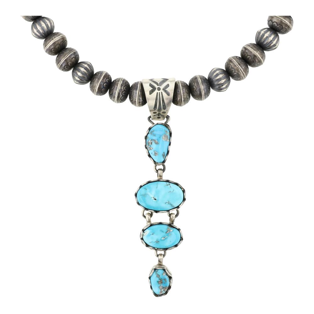 Lot - Charles Johnson Ithaca Peak Turquoise Necklace