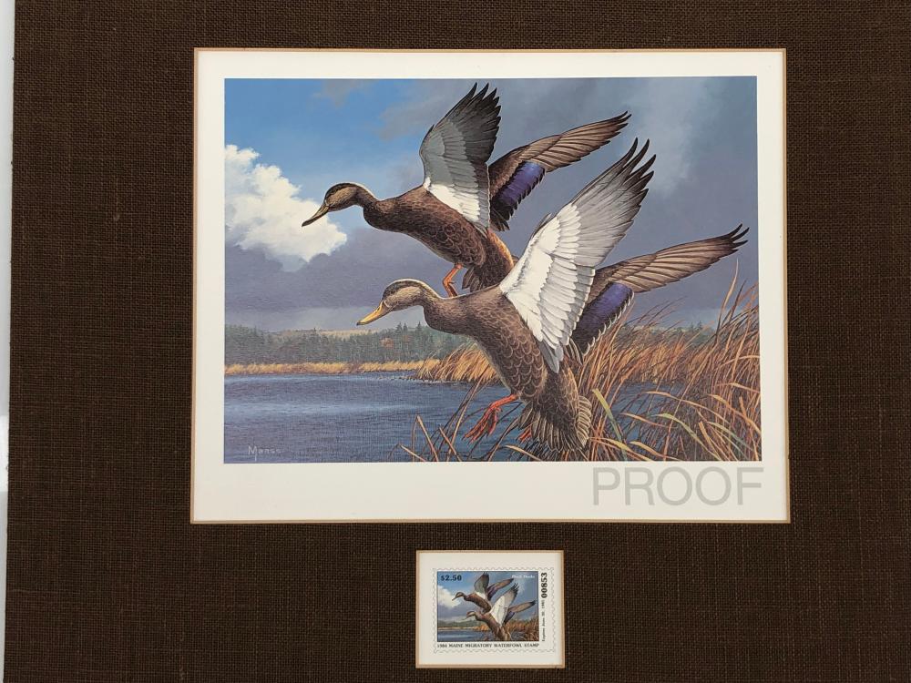 Lot - 35PC ASSORTED DUCK / WATERFOWL ART STAMP PRINTS