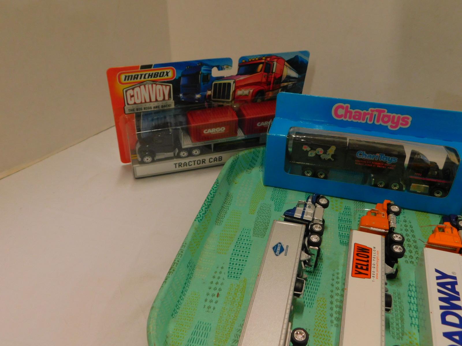 Lot - Vintage Matchbox Tractors & Trailers