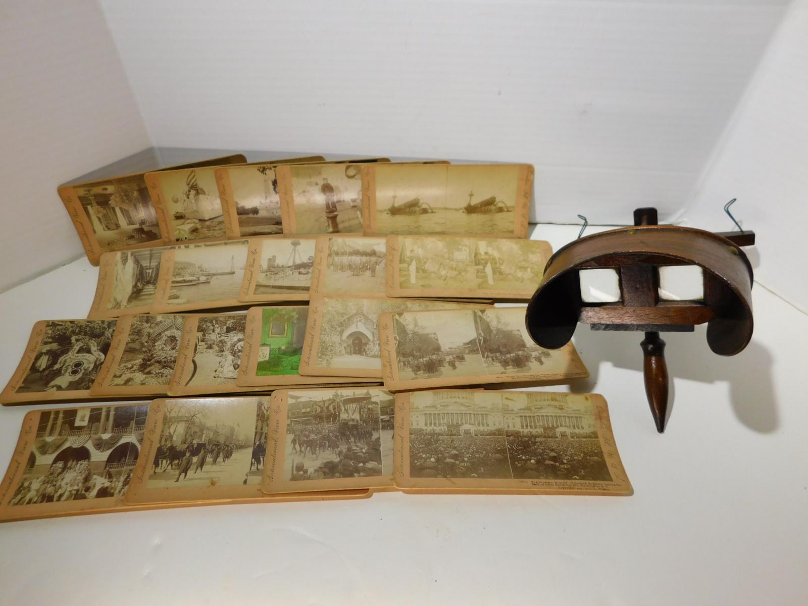 Lot - Stereopticon Viewer & Slides