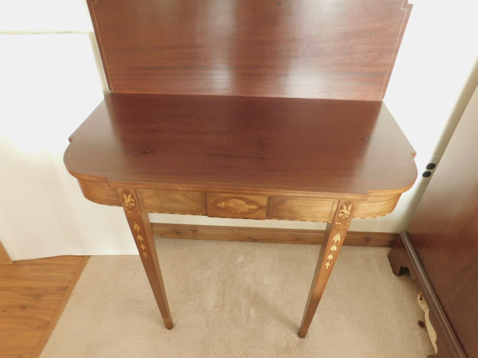 Lot - Antique Hepplewhite Games Table