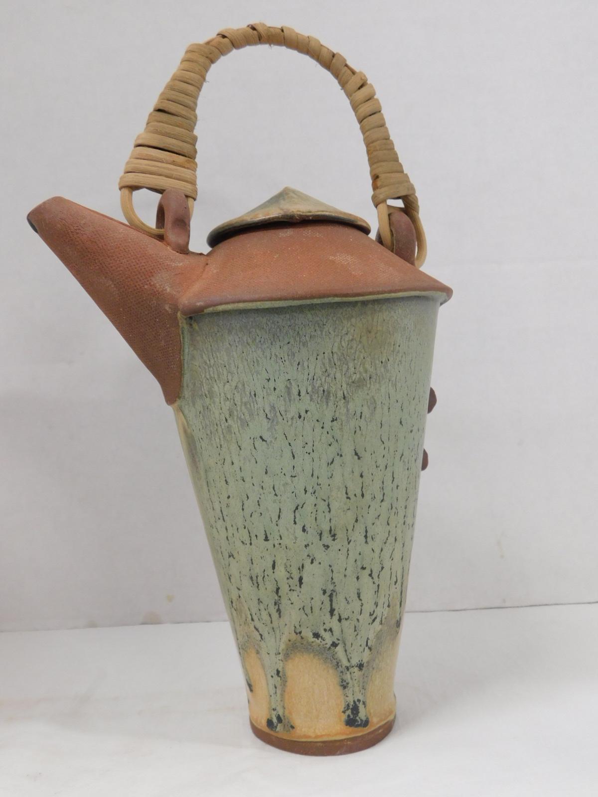 Lot - Studio Pottery Chocolate Pot