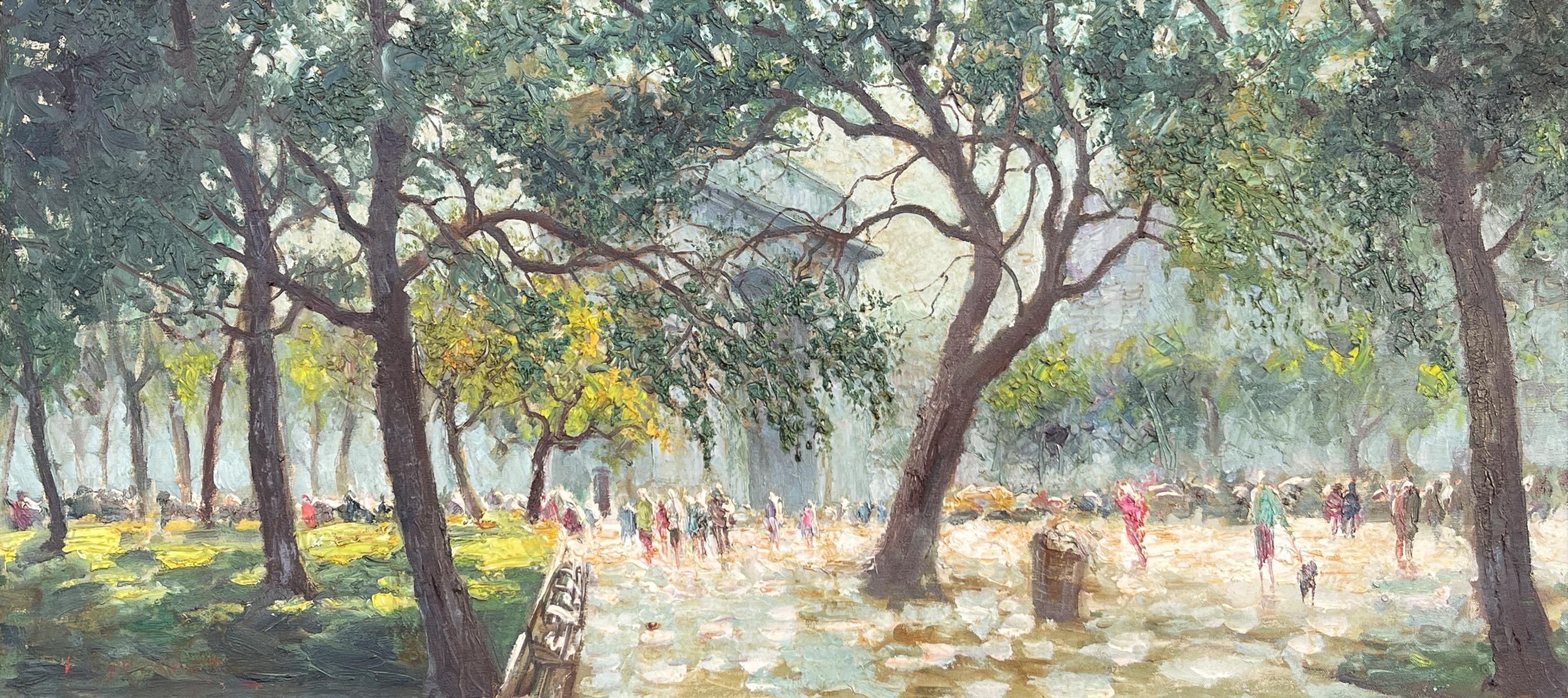 At Auction: Vladimir Lazarev, VLADIMIR LAZAREV WASHINGTON SQUARE PARK ...