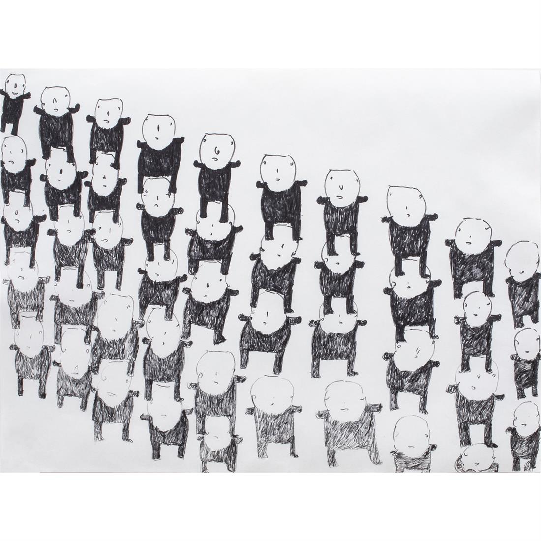 At Auction: Donald Mitchell, Work on paper, Donald Mitchell