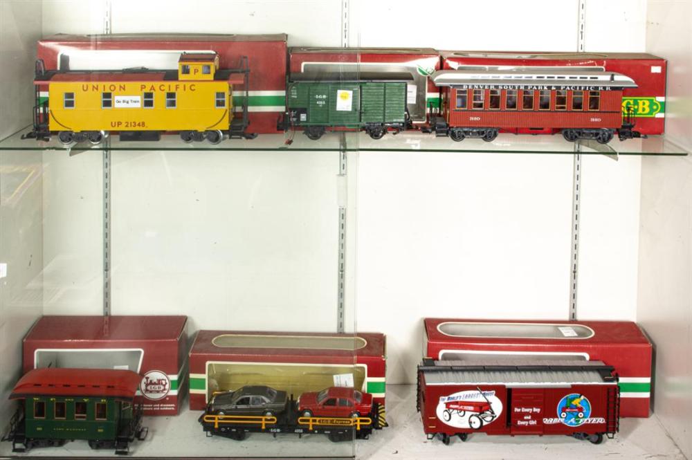 At Auction: Six L.G.B. G-gauge model trains