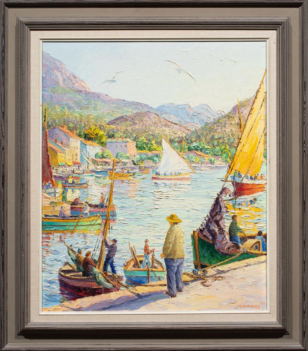 At Auction: Karl Gustav Holmberg, Painting, Attributed to Karl Gustav ...
