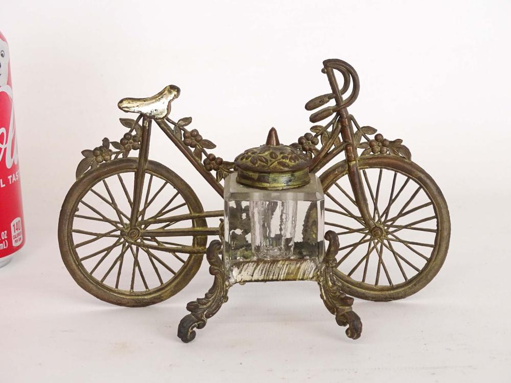 Sold Price: Safety Bicycle Inkwell - June 6, 0121 9:00 AM EDT