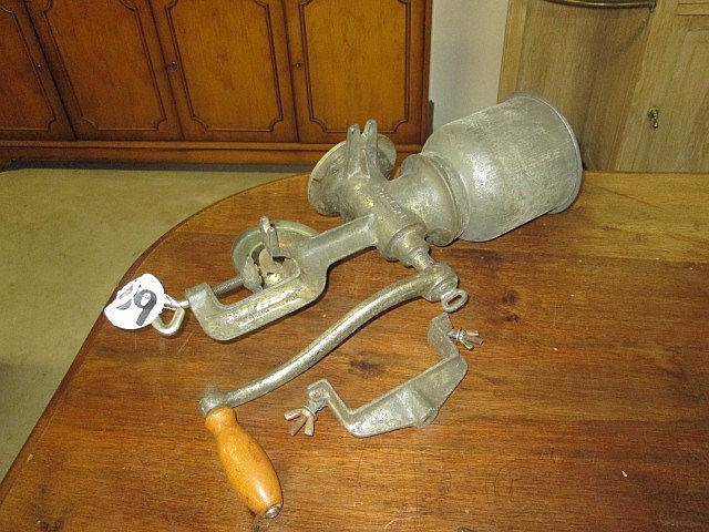 Sold Price: Vintage Cast Iron Mincer - March 4, 0116 9:30 AM SAST
