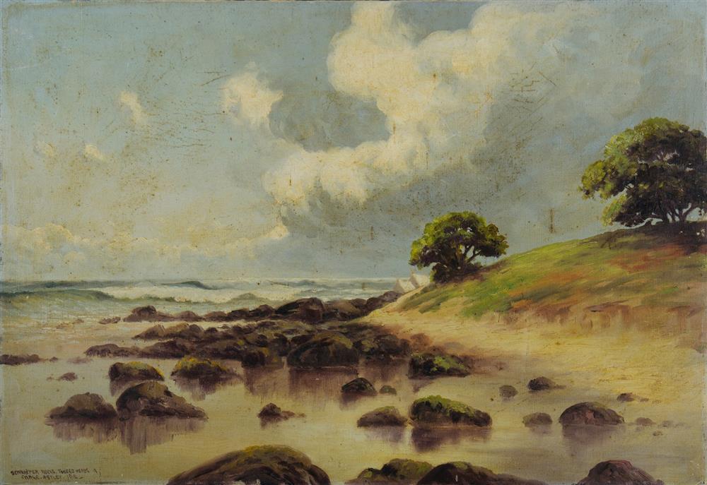 Sold Price: ASTLEY Charles (1869-1929) (2), 'Point Danger, Tweed Heads ...