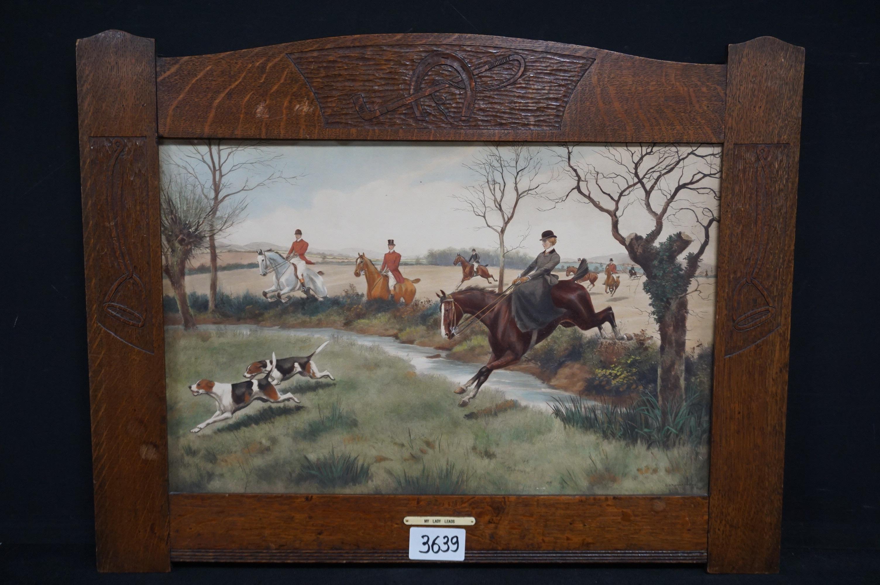 At Auction: GEORGE DERVILLE ROWLANDSON (1861 - 1928) - "Fox hu…