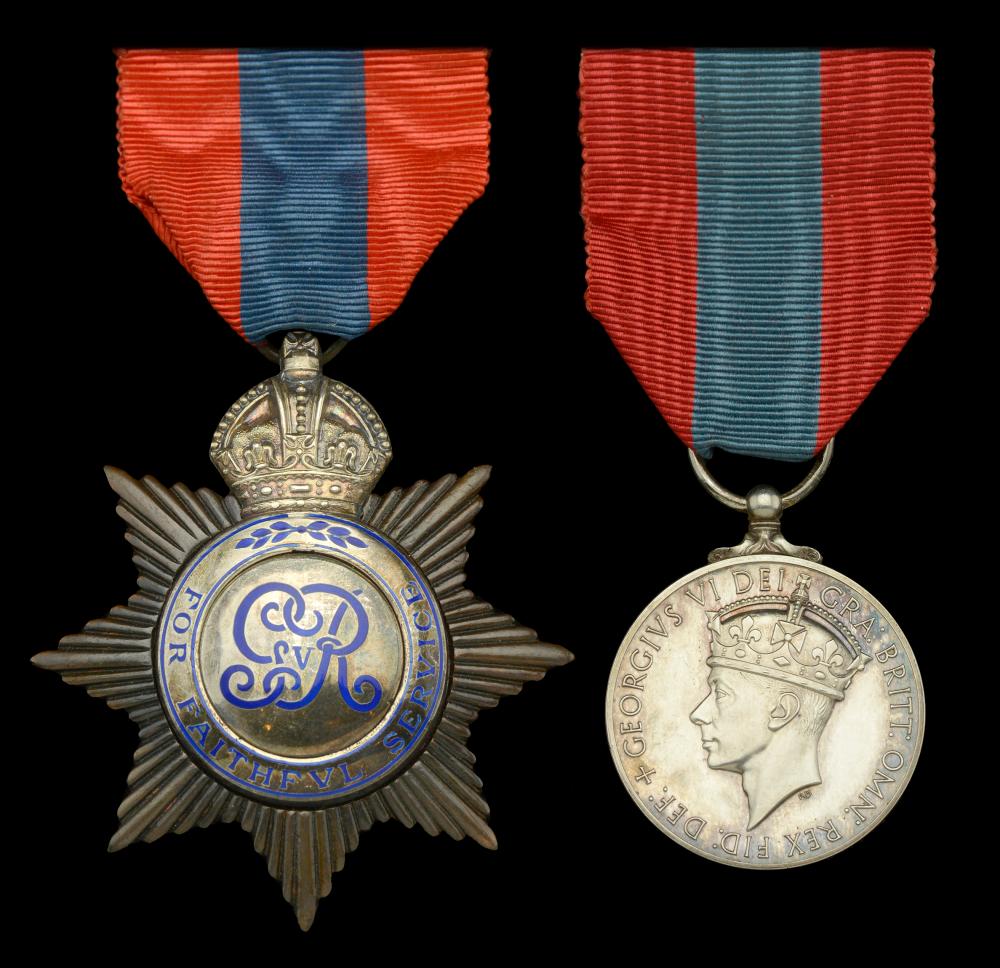 At Auction: Imperial Service Medal (2), G.V.R., Star issue (David ...