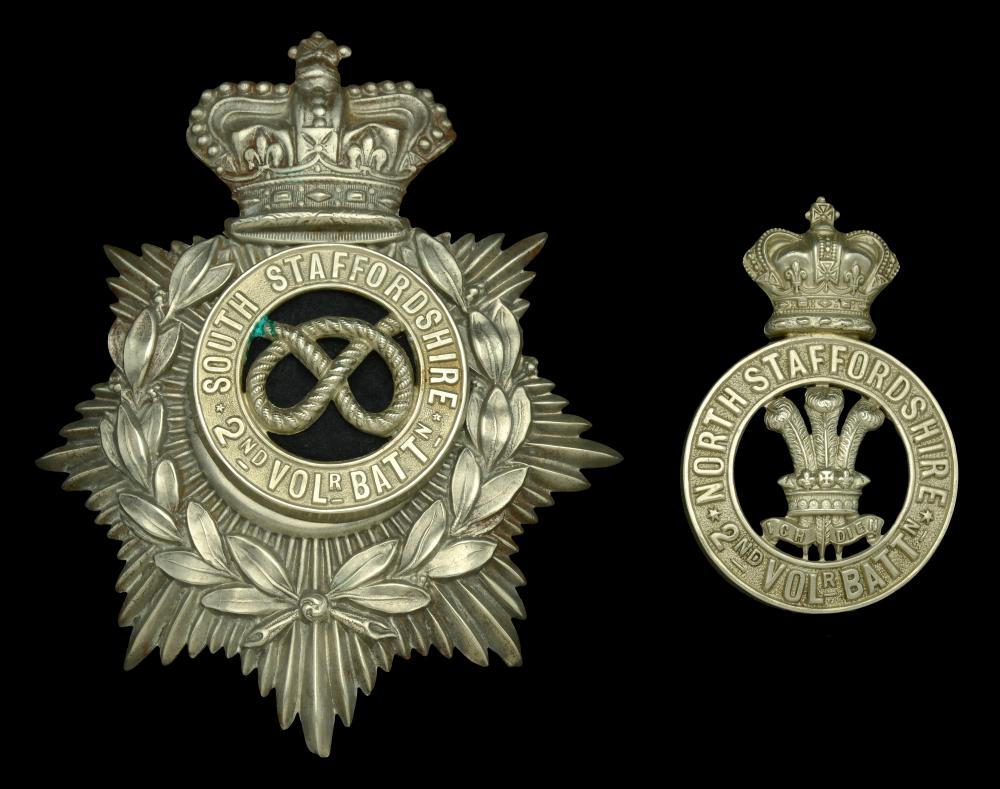Sold at Auction: South Staffordshire Regiment 2nd Volunteer Battalion ...
