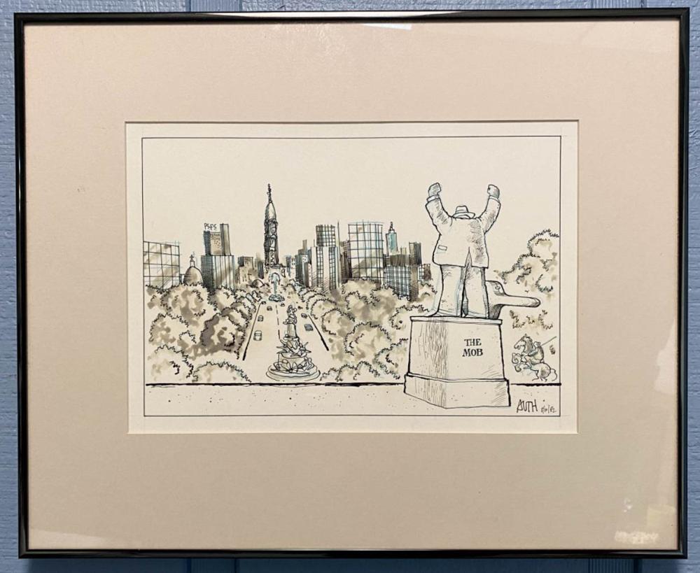 Sold Price: Tony Auth Illustration - October 6, 0121 9:00 AM EDT