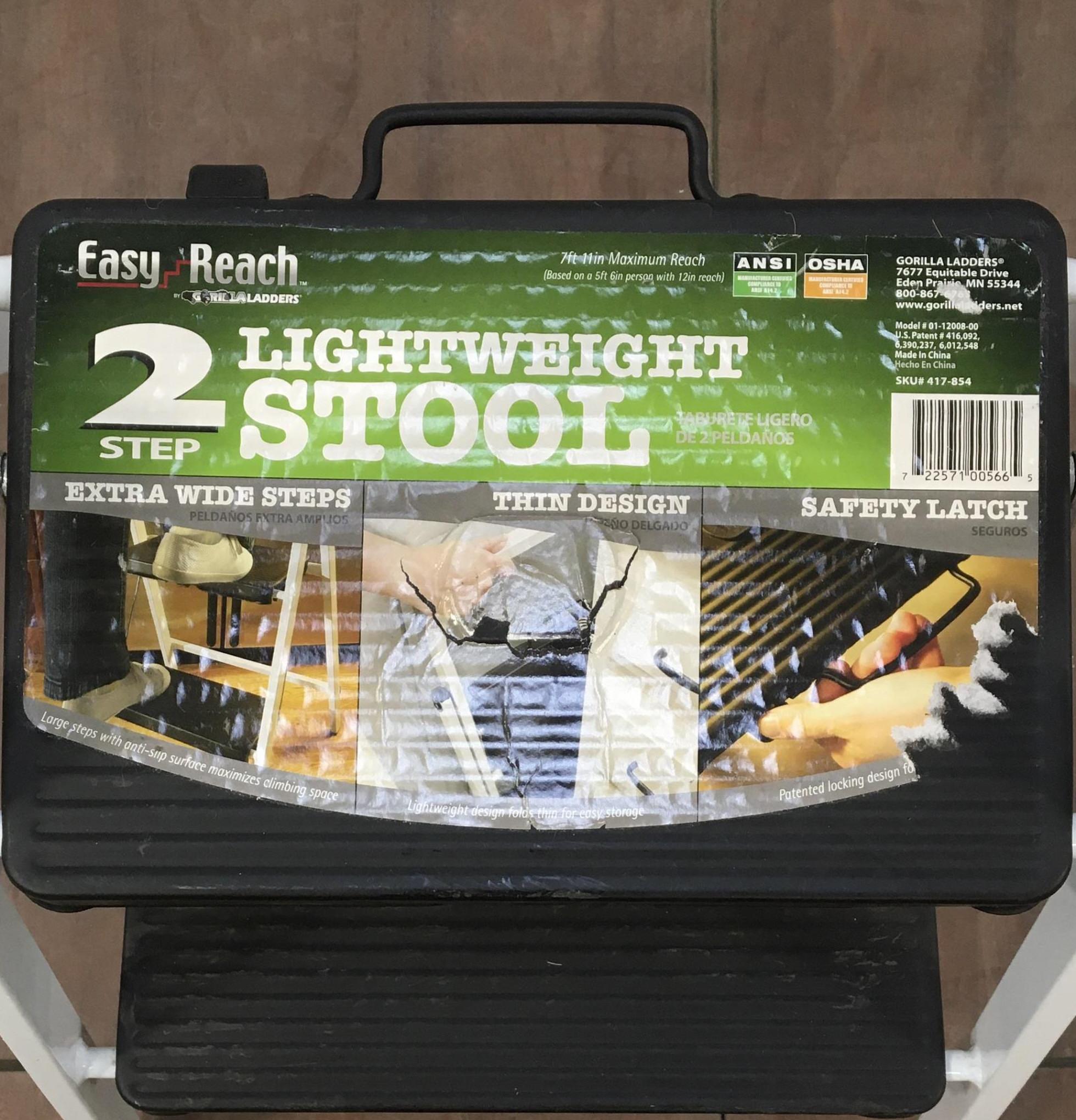 Lot - Easy Reach Gorilla Ladders 2 Step Lightweight
