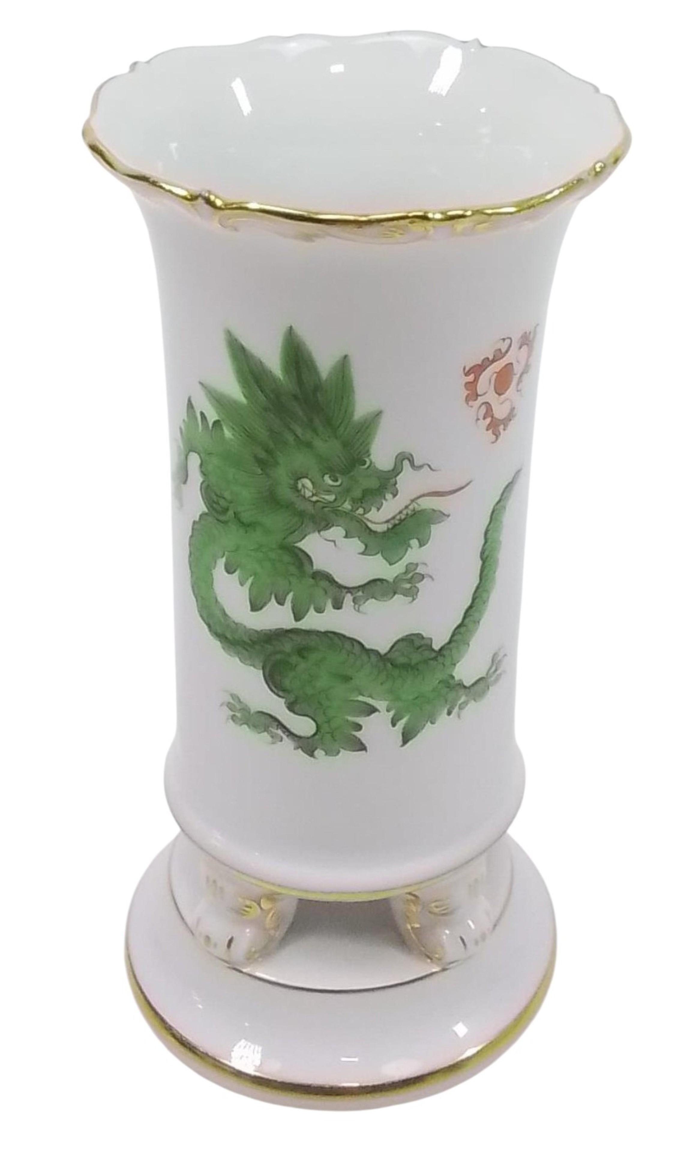 Lot - Meissen Ming Dragon Motif Porcelain Vase