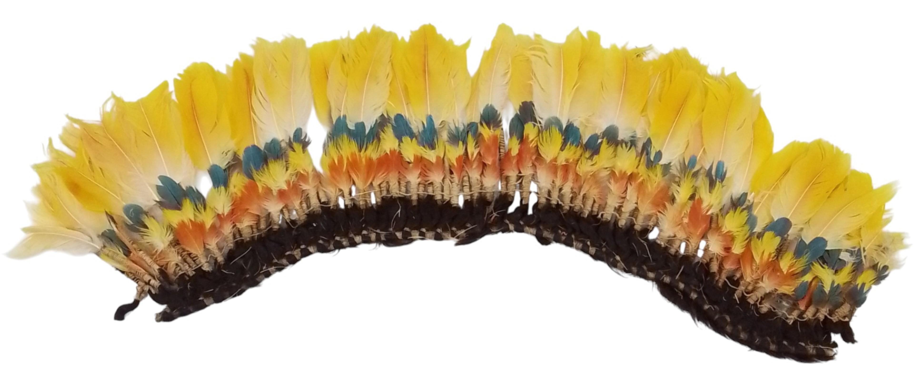 Lot - Pre-Columbian Nazca Peru Feather Headdress