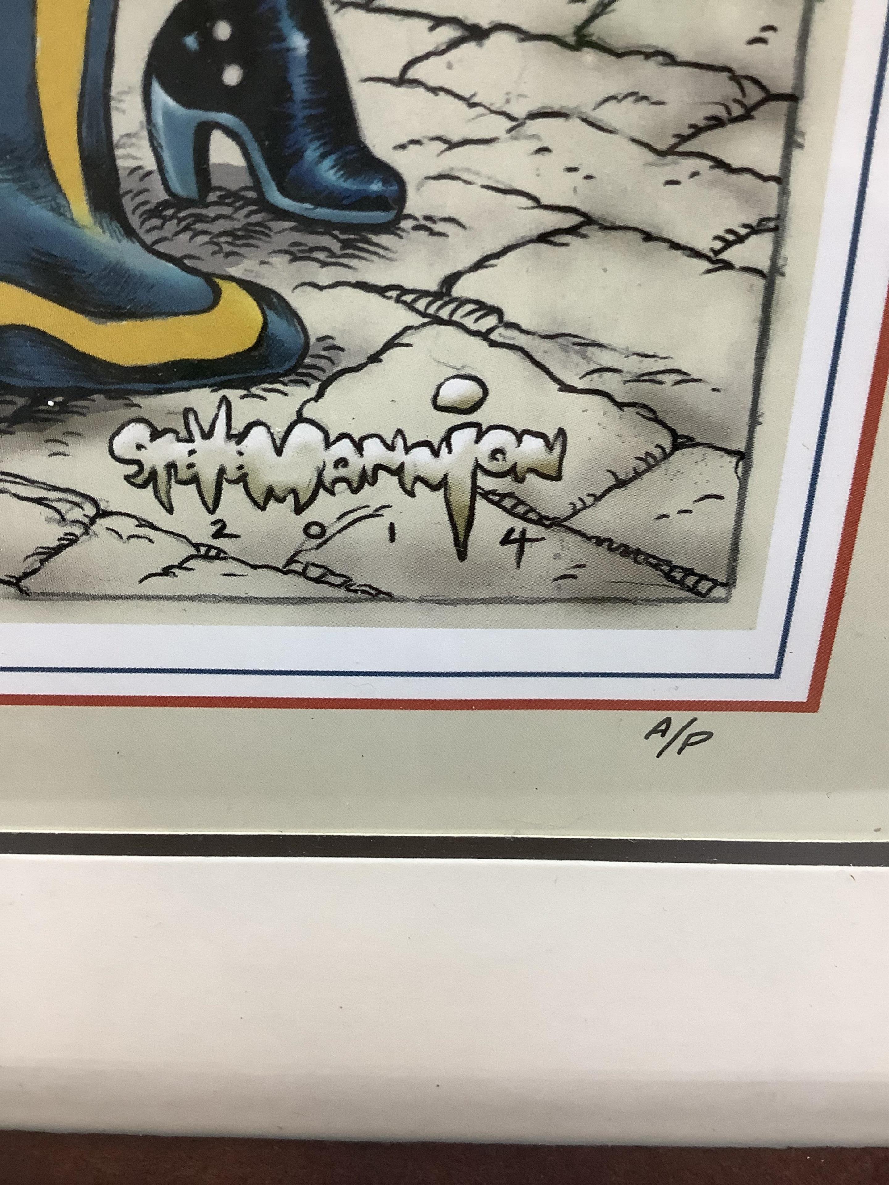 Lot - Steve Mannion Popeye Variant Issue A/P Print