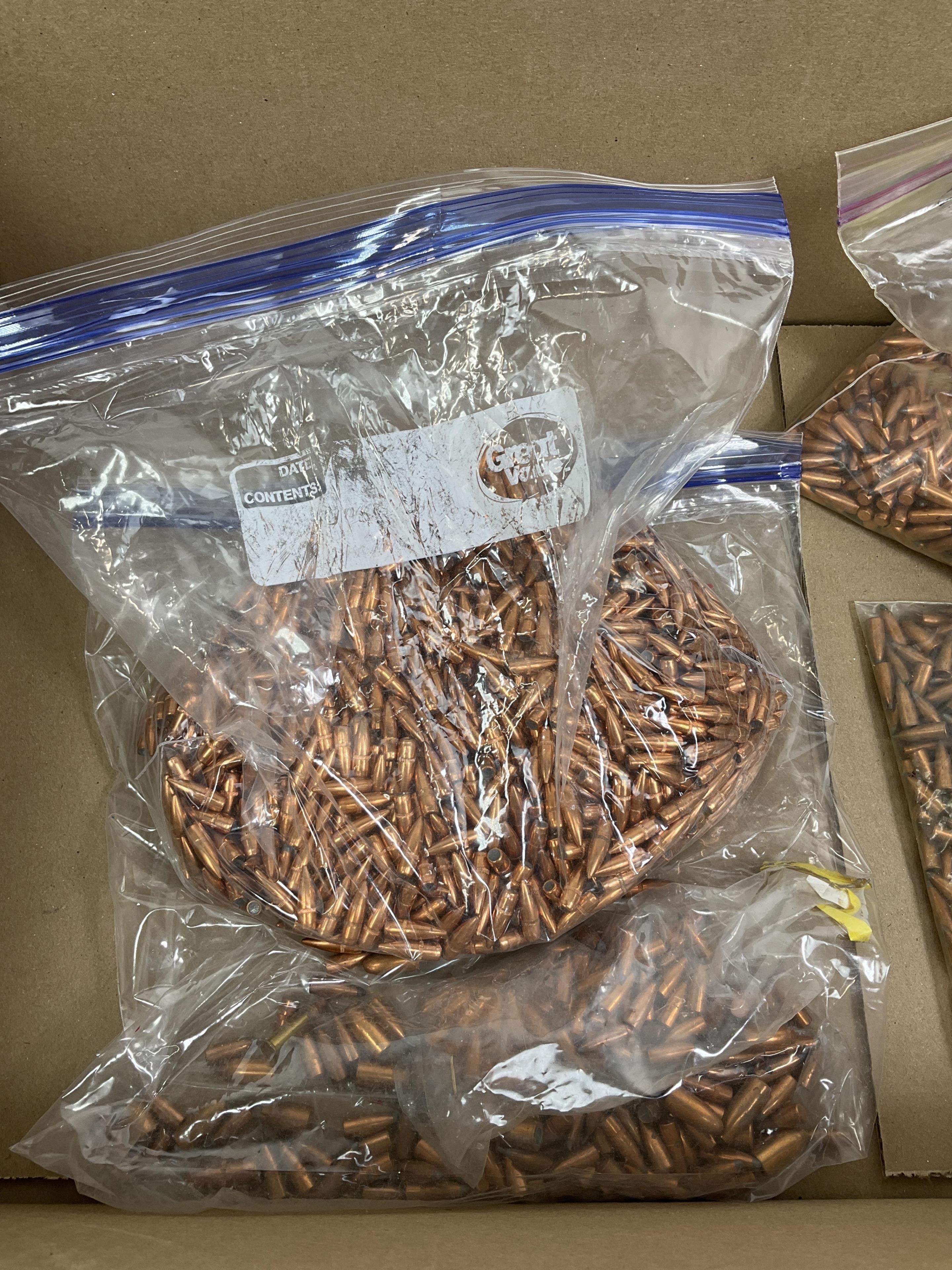 Lot - Assorted 223 Cal Bullet Tips