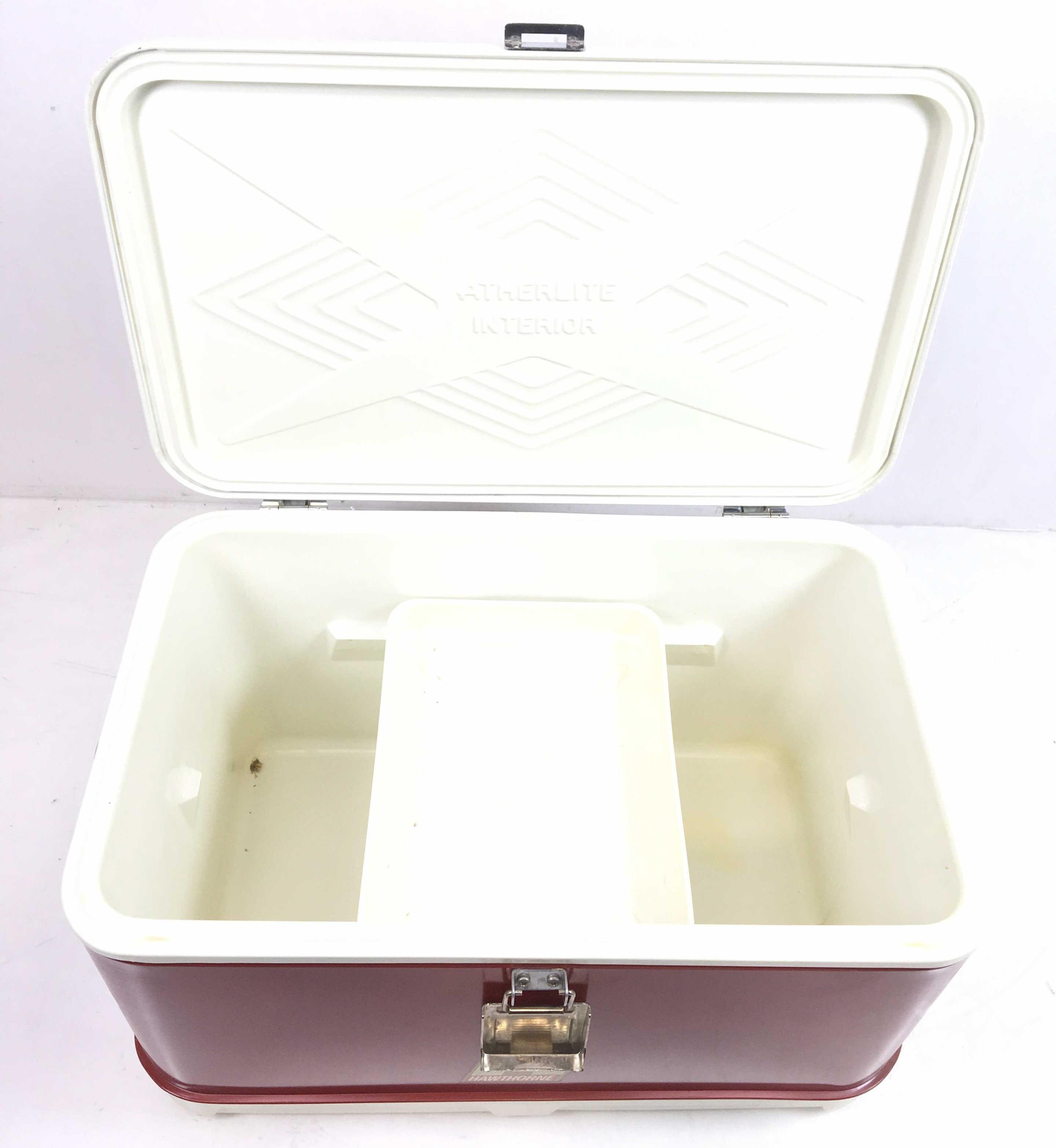 Lot - Vintage Hawthorne Atherlite Ice Cooler