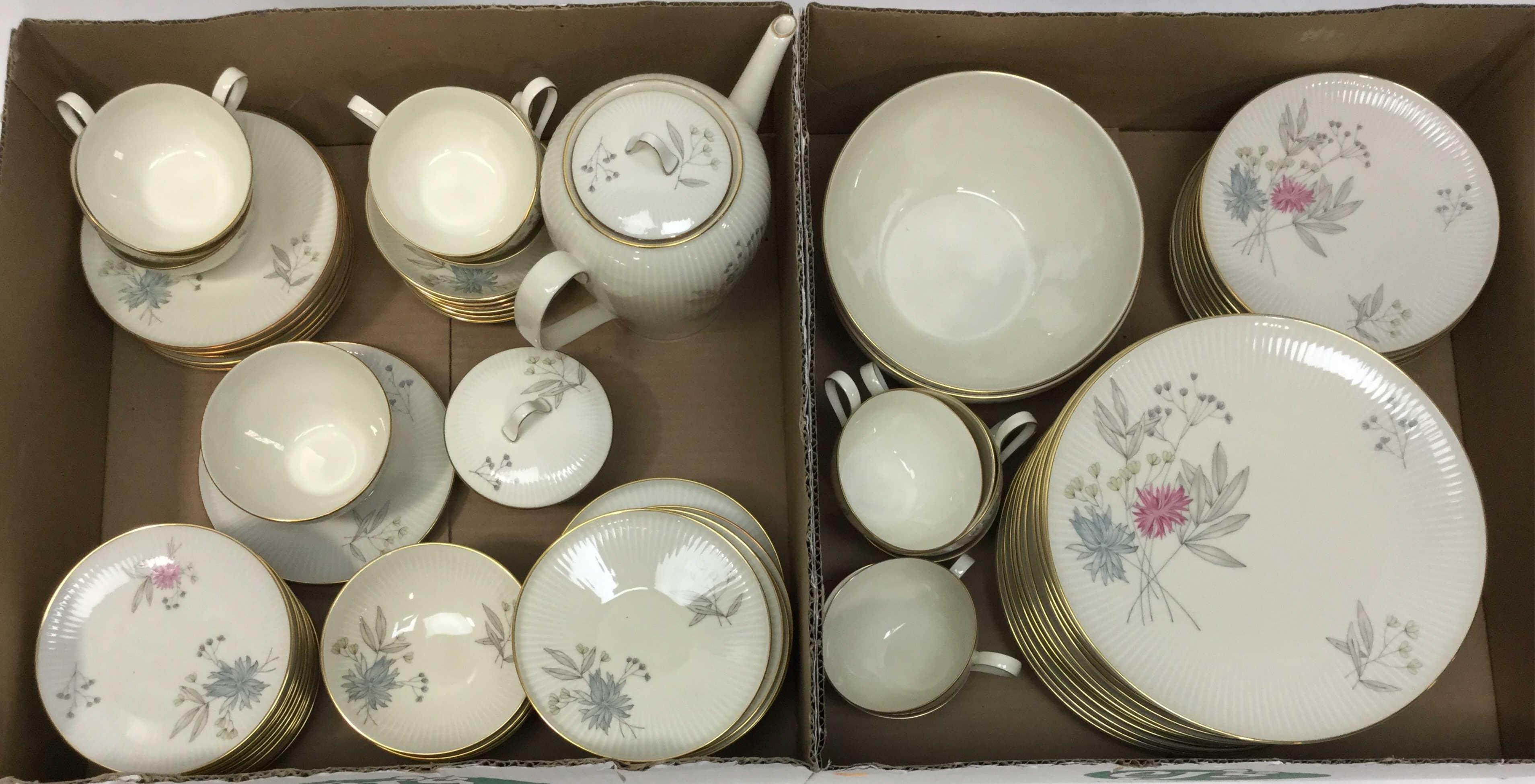 Lot - Thomas Germany Plates, Bowls, Teacup Set