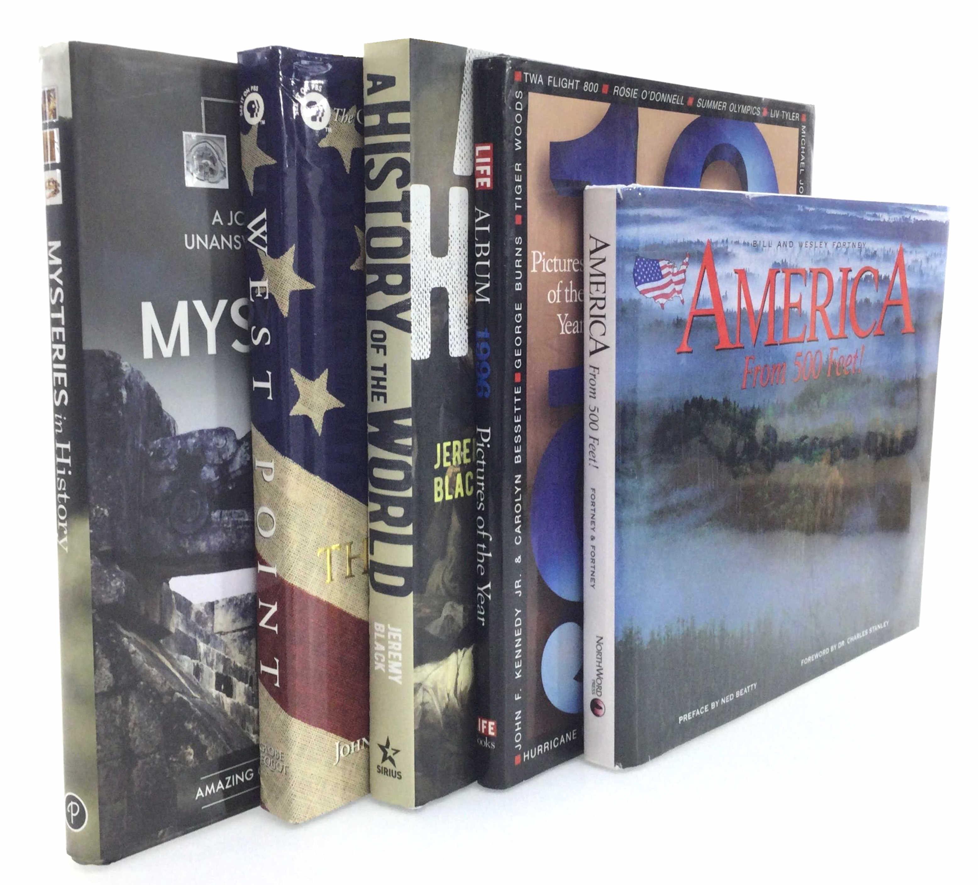 Lot - (5pc) History Books, Life Album