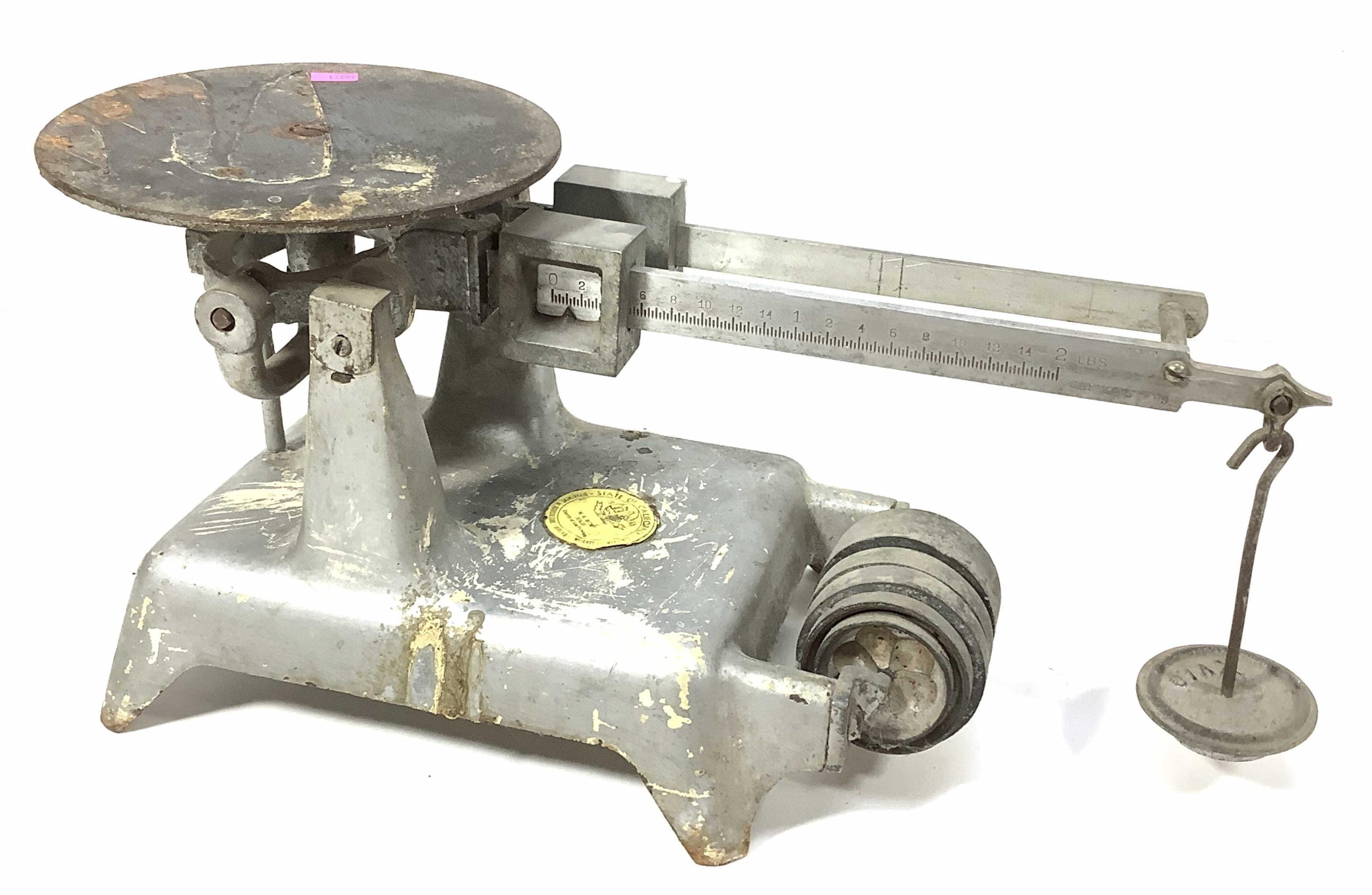 Lot - Vintage California Department Of Agriculture Scale