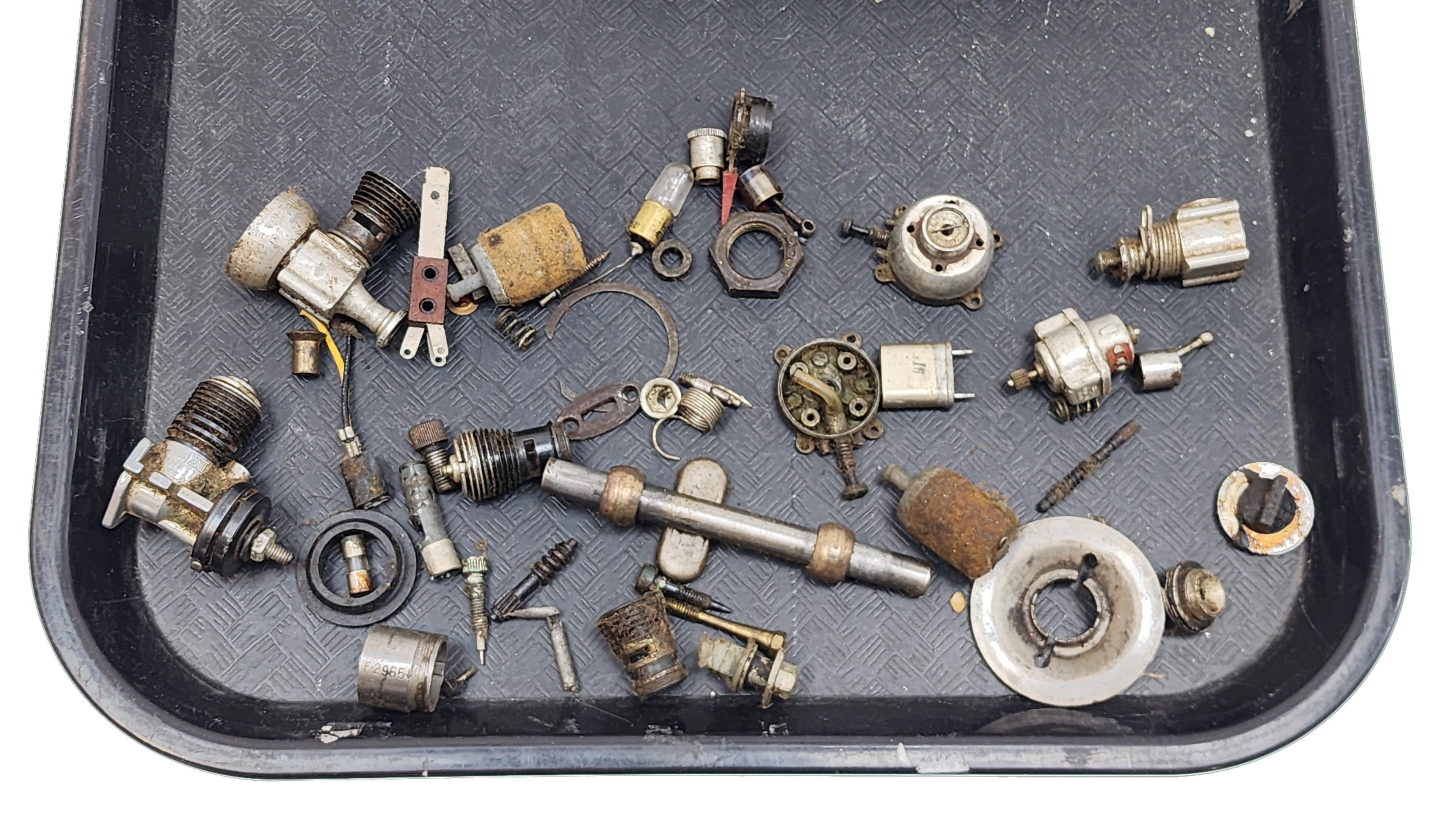 Lot - Vintage LM Cox Gas Tether Cars With Parts