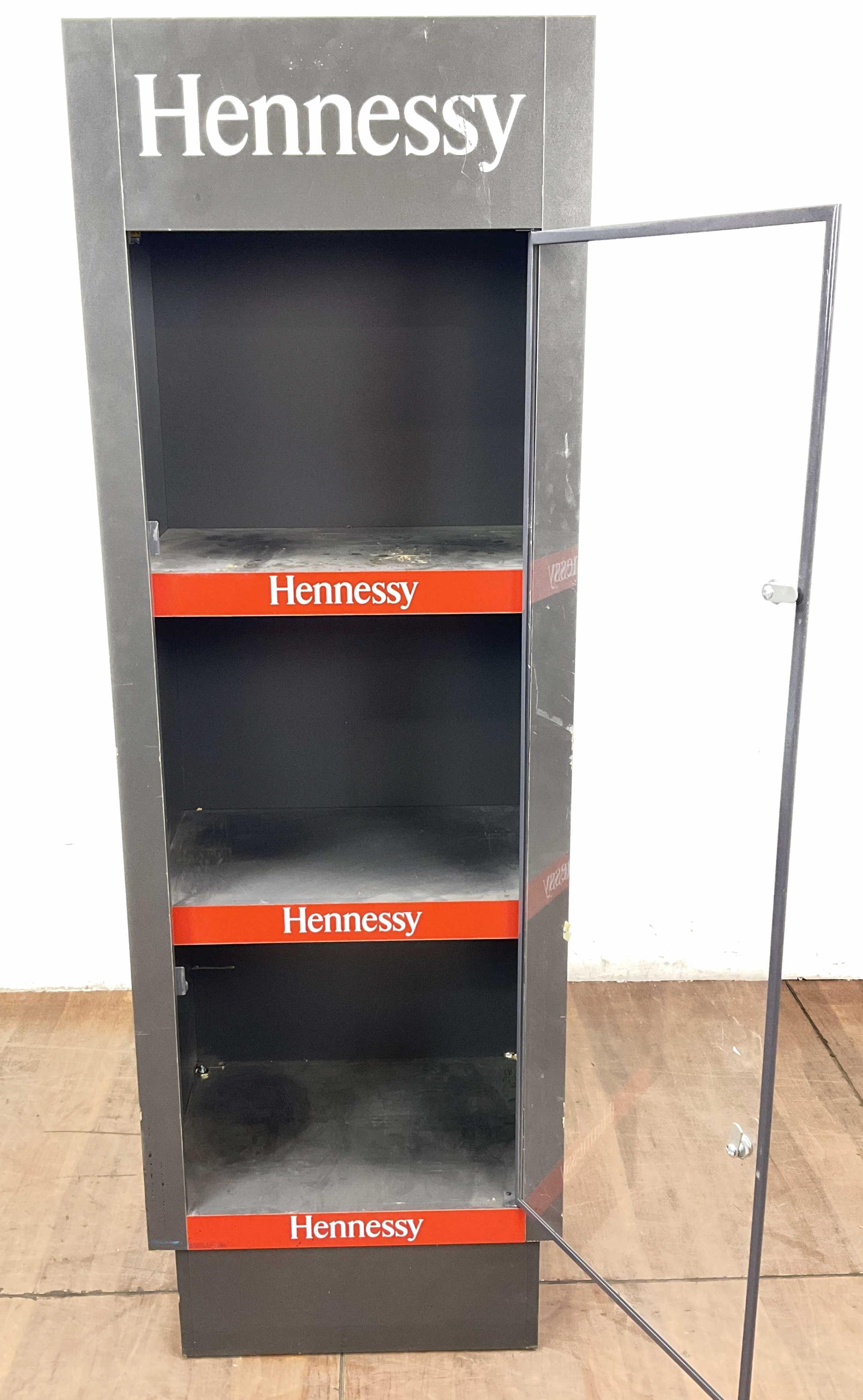 Lot - Hennessy Advertising Store Front Display Cabinet