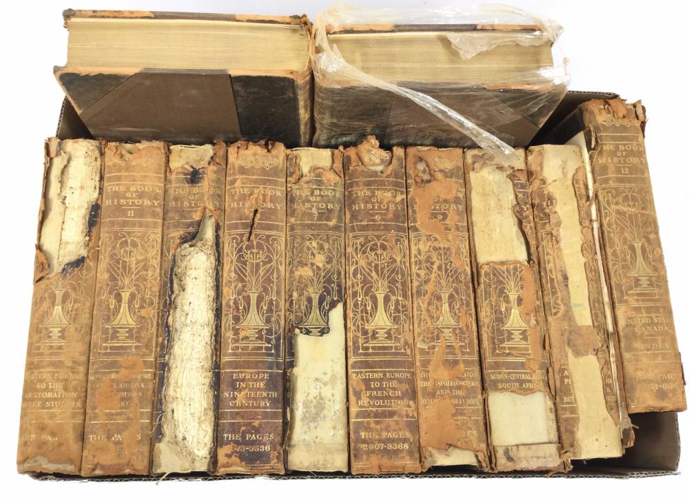 Lot - Book Of History 12 Volume Set