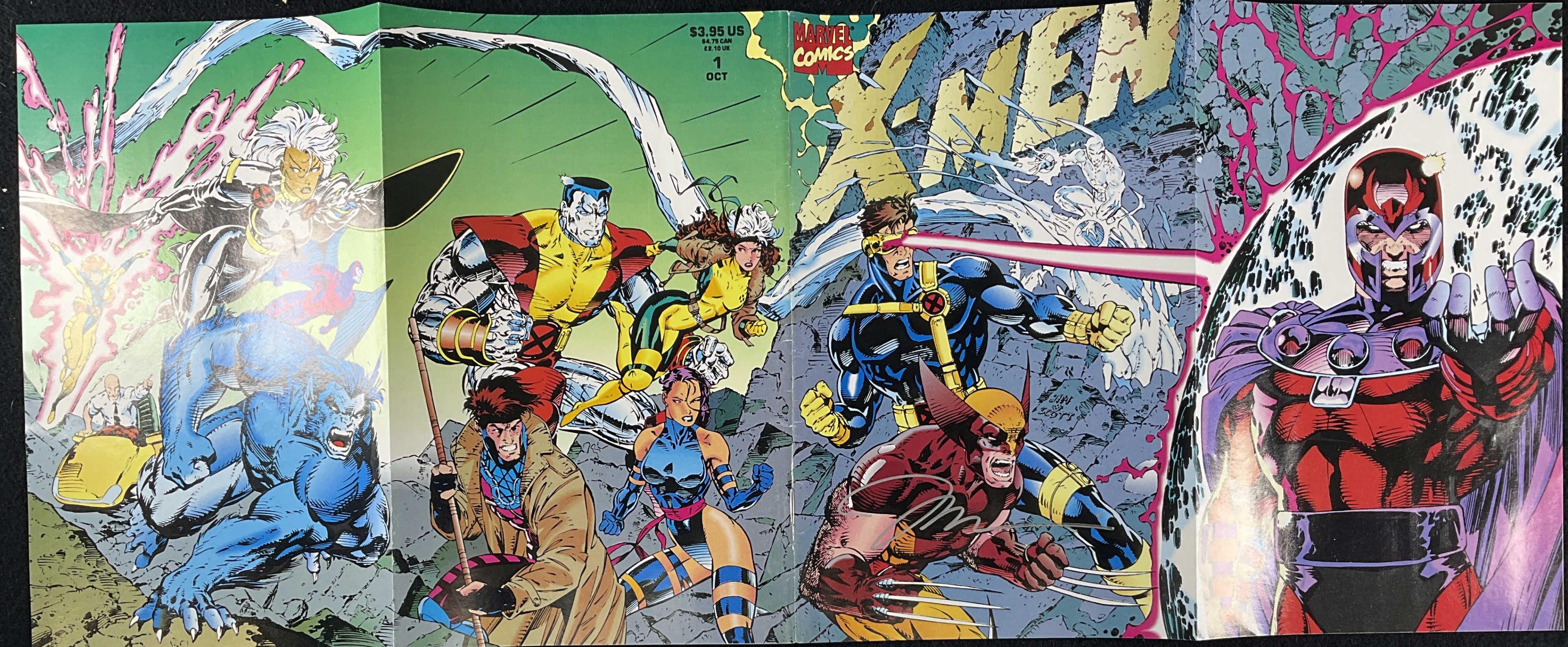 Lot - Marvel Comics X-men #1 Signed By Jim Lee