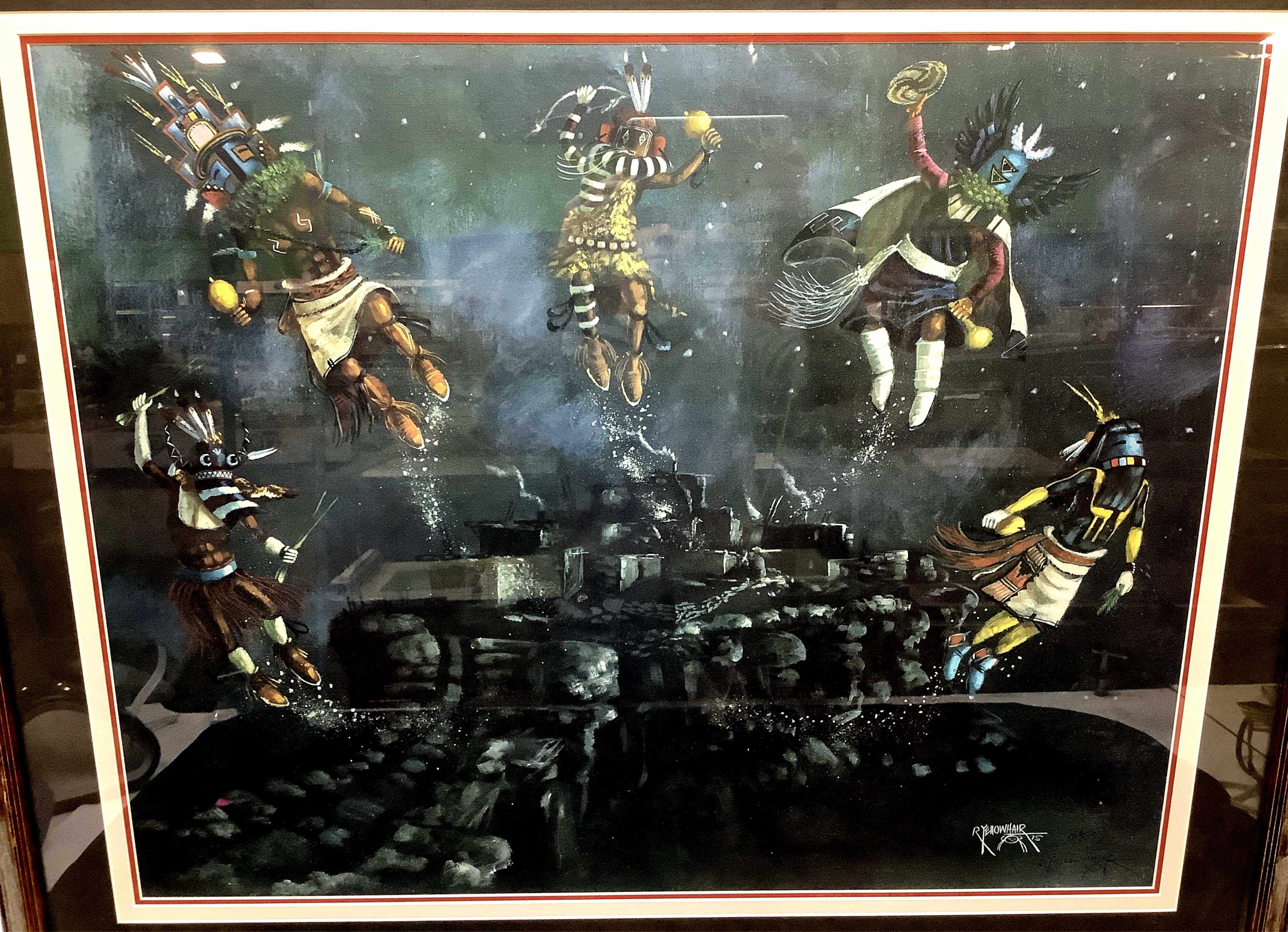 Lot - Robert Yellowhair Sr Signed & Numbered Print