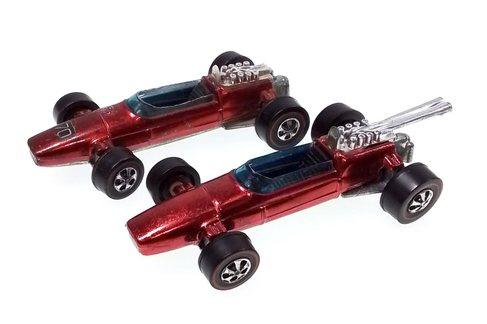 Lot - (2)vintage Hot Wheels Redline Brabham Repco F1