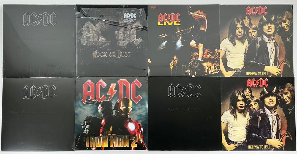 At Auction: AC/DC LP VINYL RECORD COLLECTION