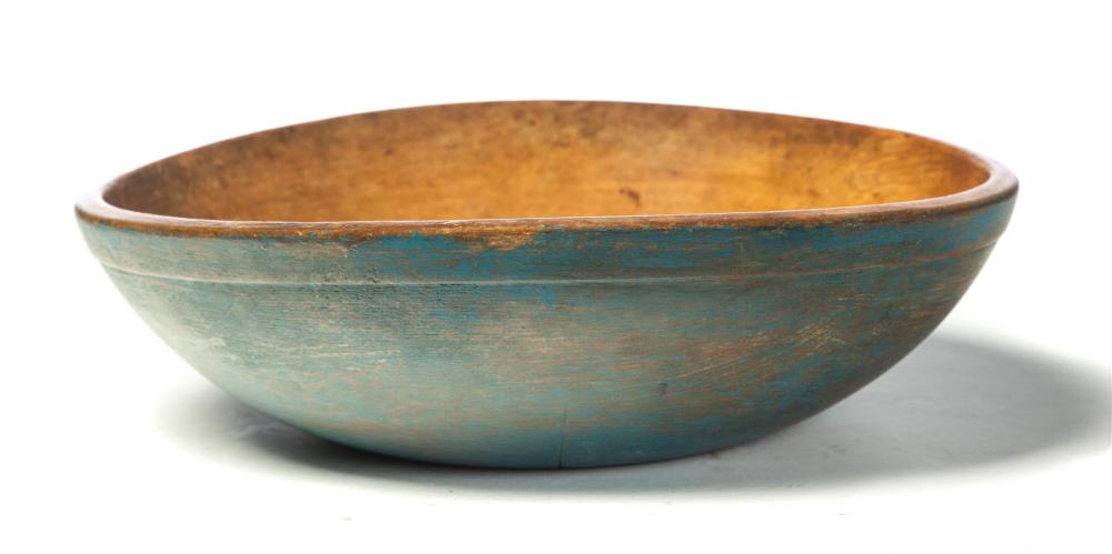 Sold at Auction: TREENWARE BOWL.