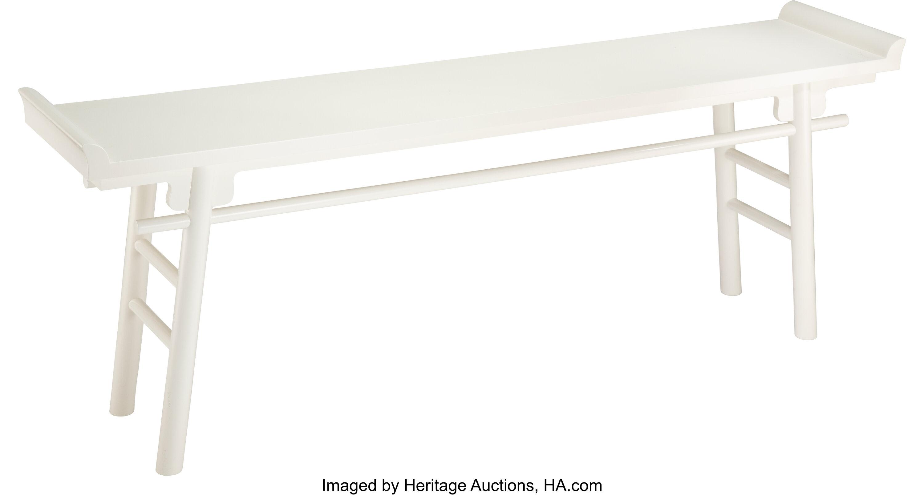 Bid Now: Karl Springer (German, 1931-1991) Console Table, circa 1970 ...