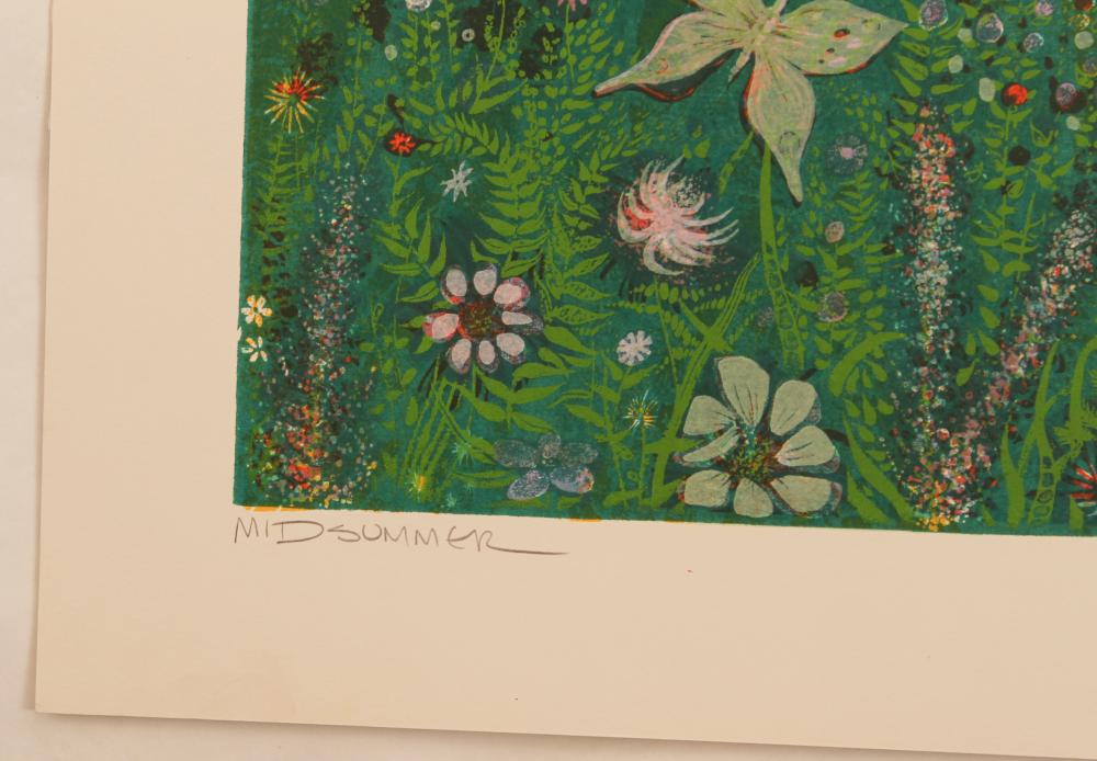 Bid Now: Robert Burkert (American, B. 1930) Midsummer - Invalid date EDT