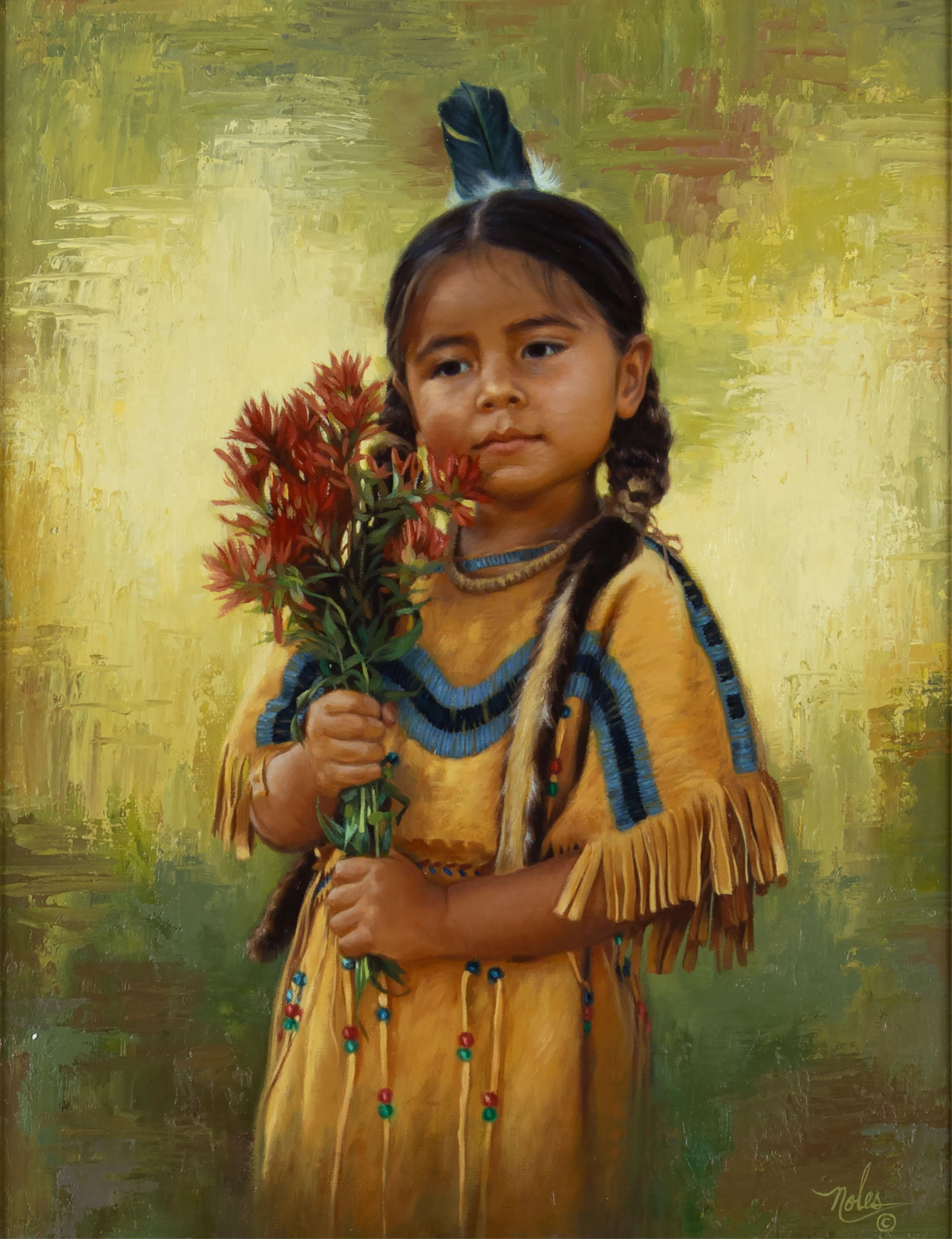 At Auction: Karen Noles, Karen Noles, b.1947, Little Paintbrush