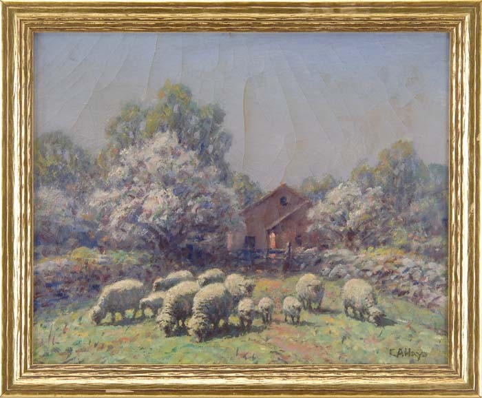 GEORGE ARTHUR HAYS (American, 1854-1945) "SPRINGTIME"