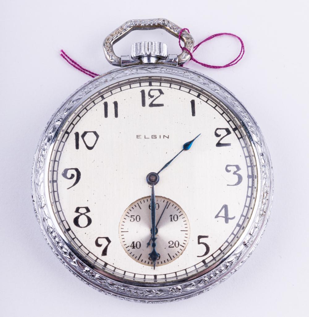 Bid Now: Vintage Elgin Pocket Watch - March 5, 0123 9:00 AM EDT