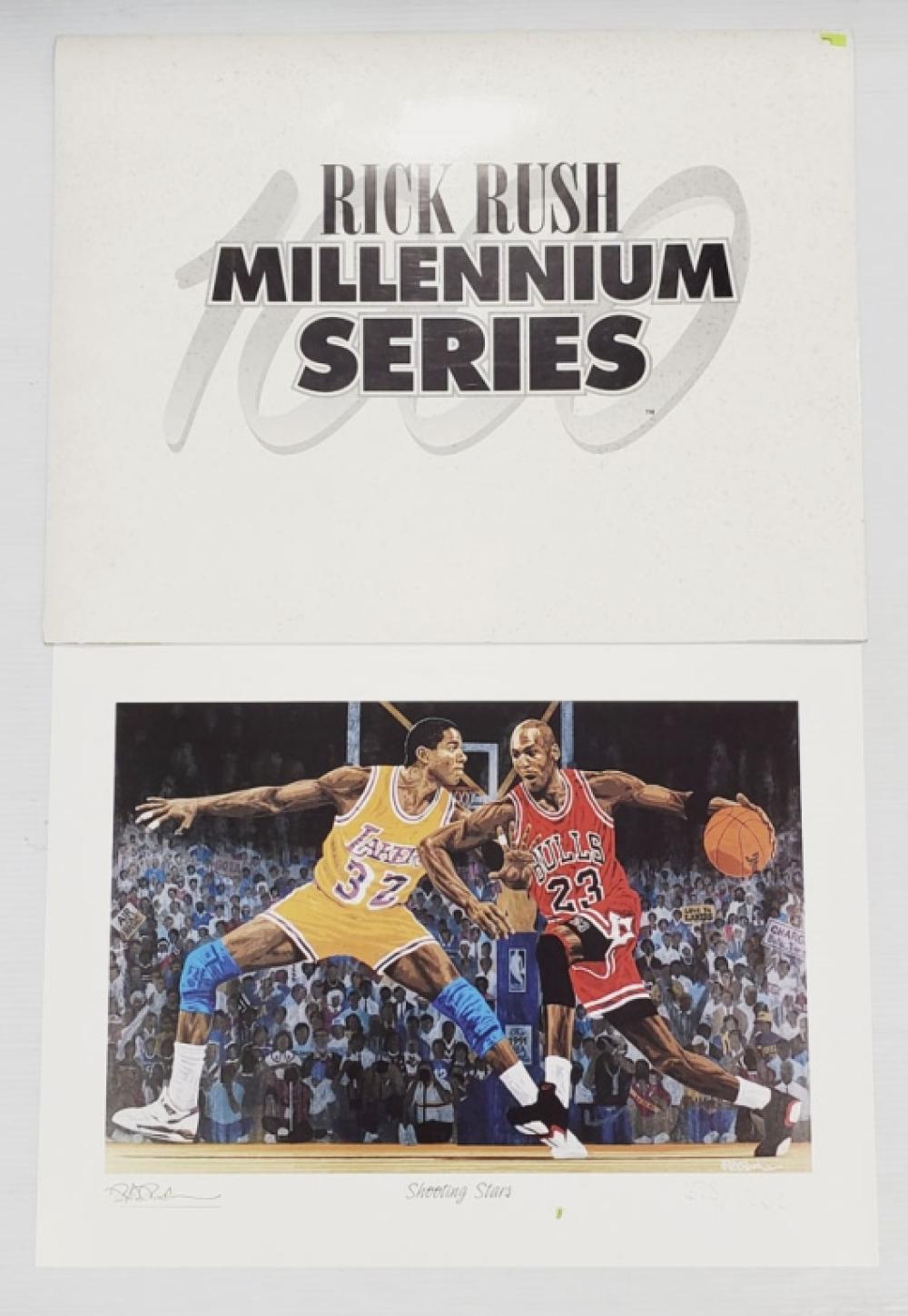 At Auction: Rick Rush Limited Michael Jordan Lithograph