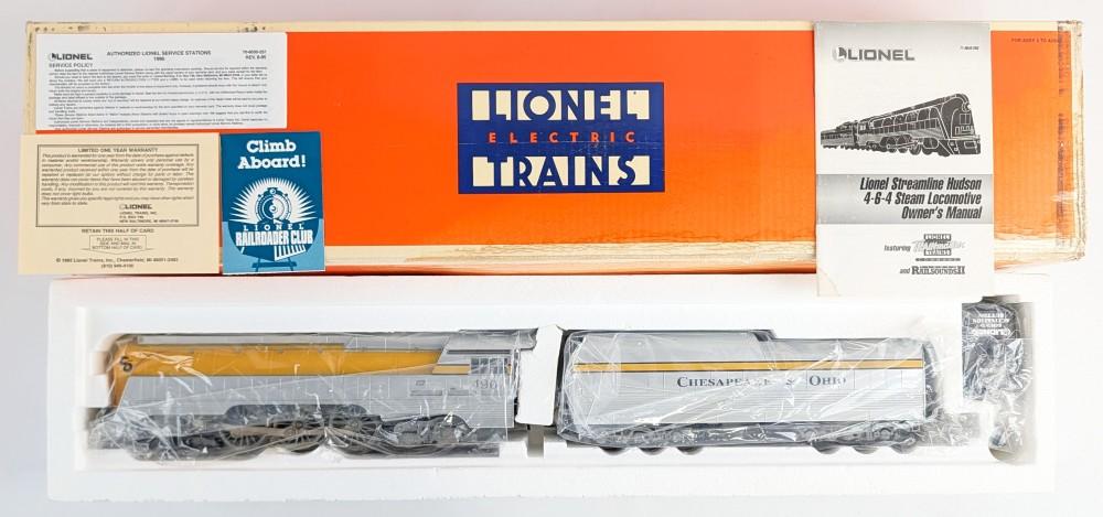 At Auction: Lionel C&O Streamline Hudson Loco & Tender 6-18043